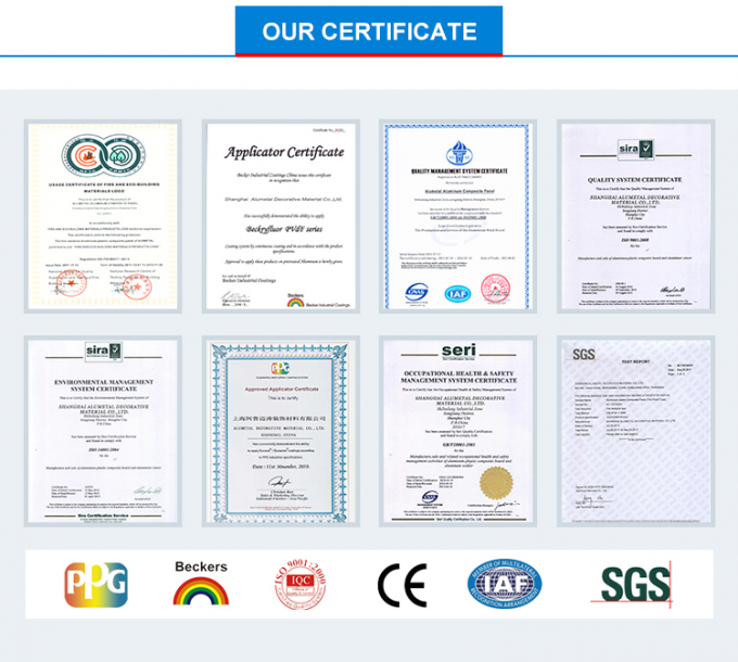 Building 3D 4D Aluminum Corrugated Panel 8mm ACM Aluminium Composite Panel