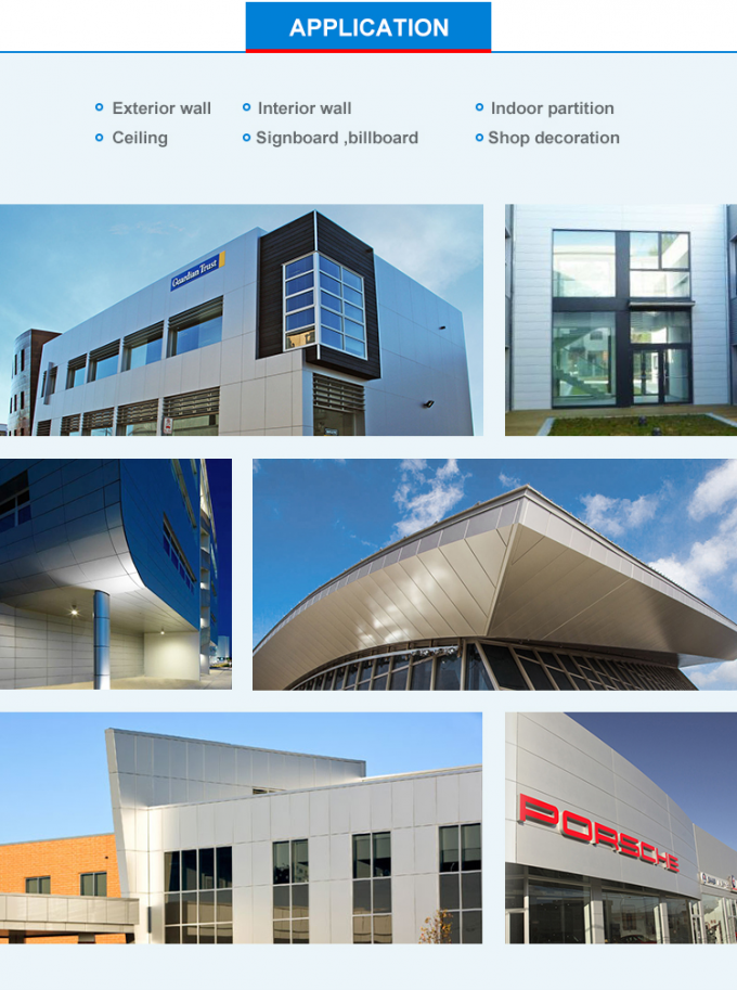 Building 3D 4D Aluminum Corrugated Panel 8mm ACM Aluminium Composite Panel