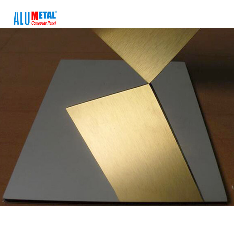 AA3003 3mm Mirror ACP Aluminum Composite Panel Sheet Matt Finish