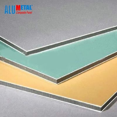 6mm Acm PVDF Aluminum Composite Panel 1220 X 2440mm Antibacterial Surface
