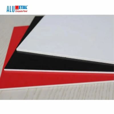 0.5mm Exterior Acp Aluminium Sheet Wall Cladding Fireproof Core 1220 X ...